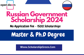 Russia Government Scholarship 2024 - ScholarShipGreen